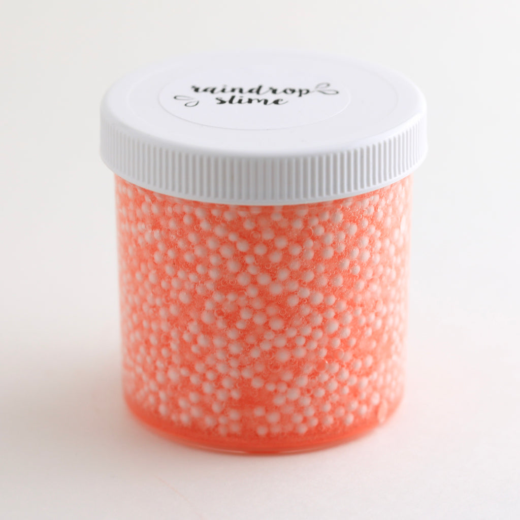 Peach Gummy Floam – Raindrop Slime
