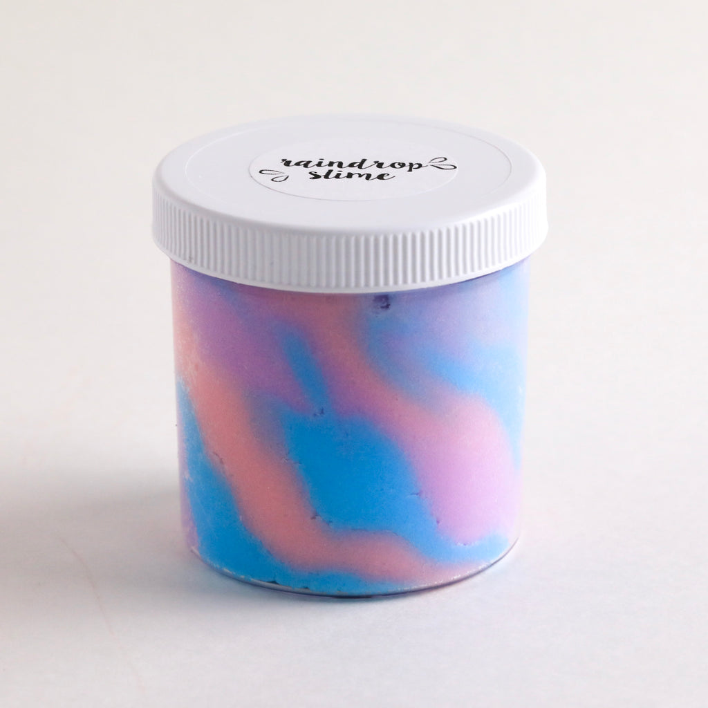 Cotton Candy Swirl Cloud Slime – Raindrop Slime